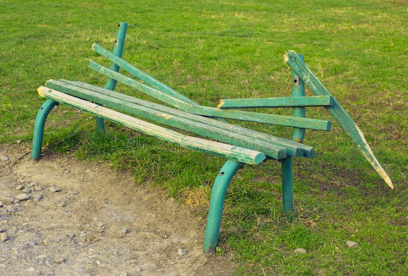 142 Lonely Broken Bench Park Stock Photos - Free & Royalty-Free Stock ...