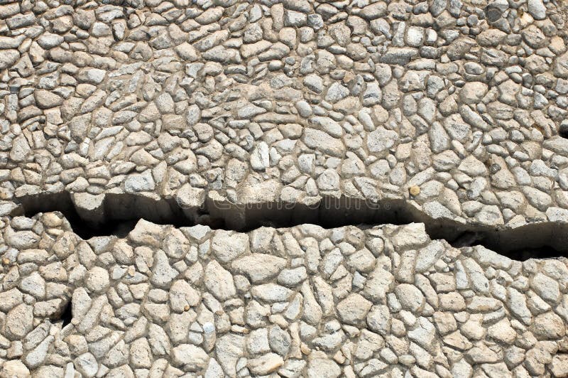 Broken Ground or Broken Cement Texture Stock Image - Image of material ...