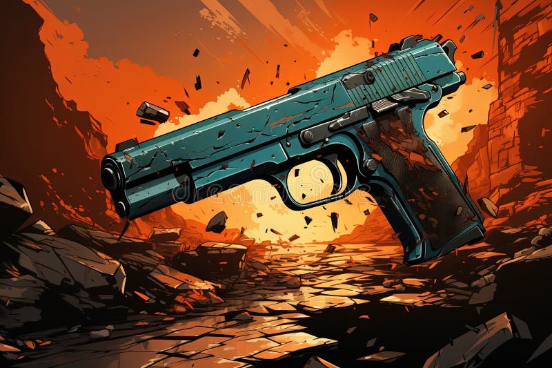 Broken Heart Gun Stock Illustrations – 52 Broken Heart Gun Stock ...