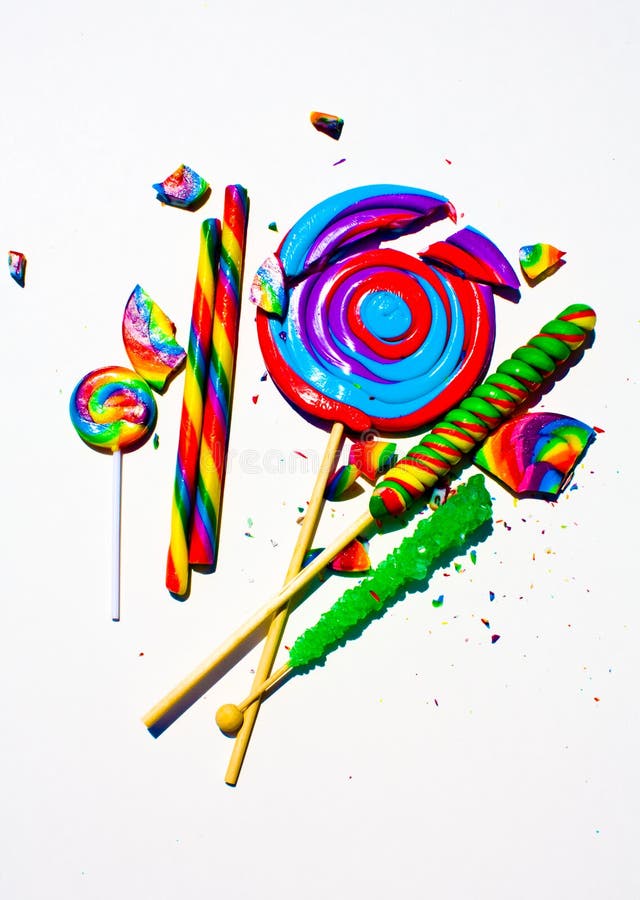 Broken Hard Candy stock photo. Image of fair, colorful - 9631572