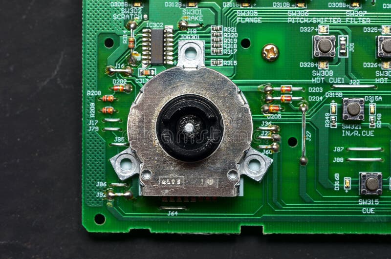 Broken Hard Drive Inside Electronics Closeup Stock Photo - Image of ...