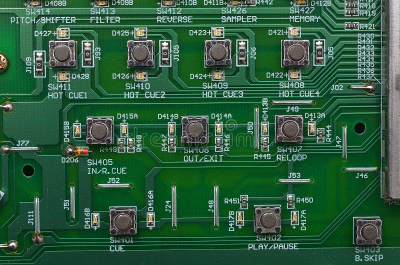 Broken Hard Drive Inside Electronics Closeup Stock Image - Image of ...