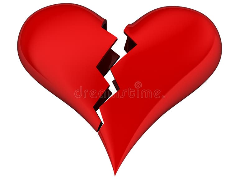 Broken Heart Shapes Stock Illustrations – 609 Broken Heart Shapes Stock ...