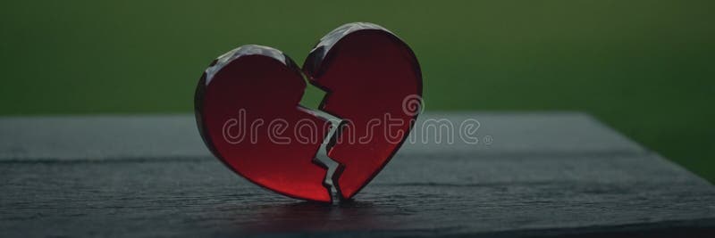 Broken Heart, the Concept of Divorce and Separation Stock Image - Image ...
