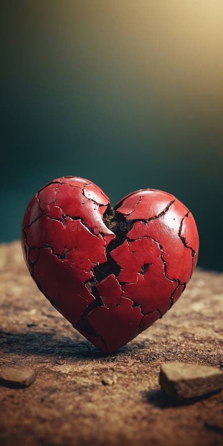 Broken Heart, the Concept of Divorce and Separation Stock Image - Image ...