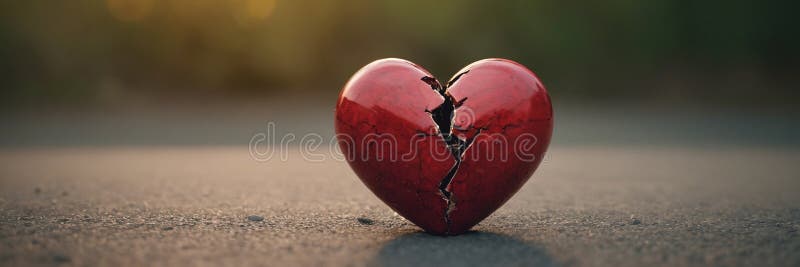 Broken Heart, the Concept of Divorce and Separation Stock Photo - Image ...