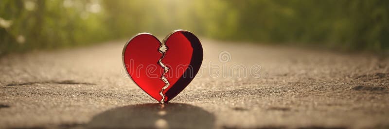 Broken Heart, the Concept of Divorce and Separation Stock Image - Image ...
