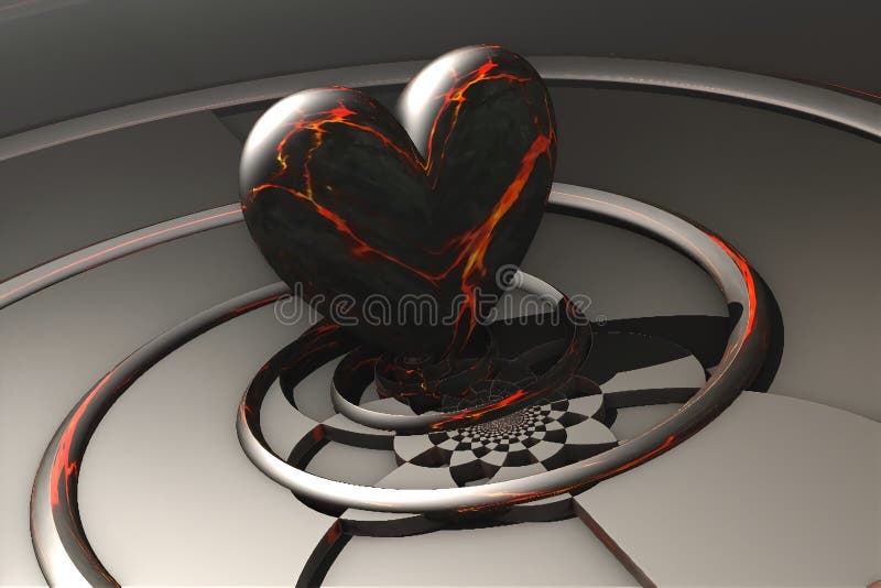 The Broken Heart-3D Computer Render Virtual Scene Stock Illustration ... The Broken Heart-3D Computer Render Virtual Scene Stock Illustration ...
