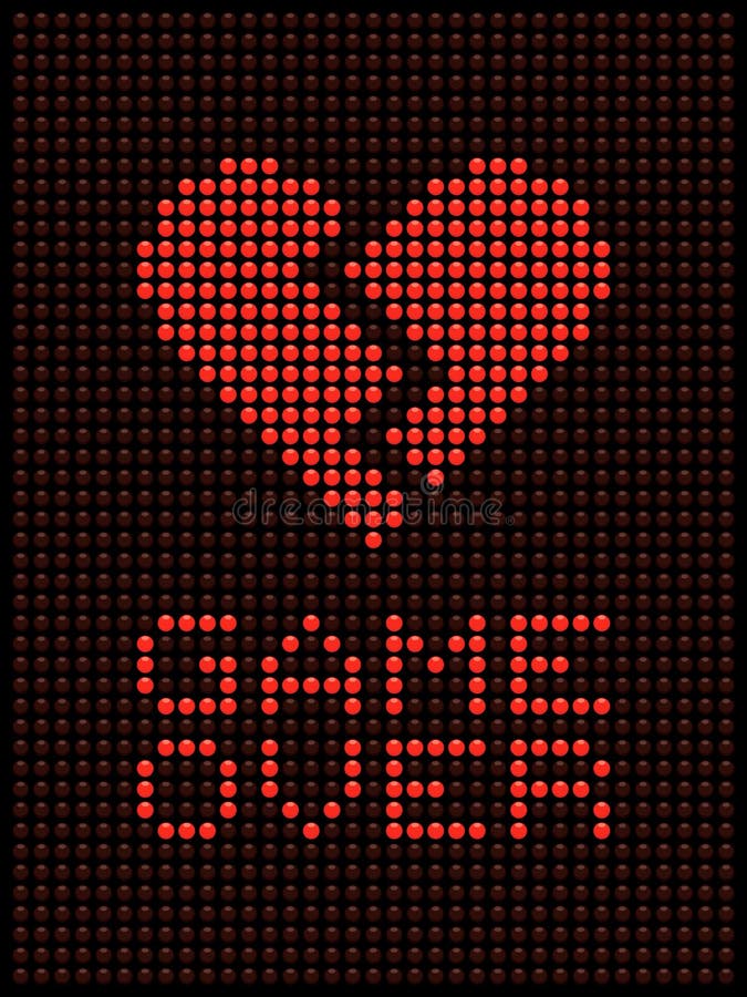 Broken Heart, Divorce / Break Up LED Lights Stock Vector - Illustration ...