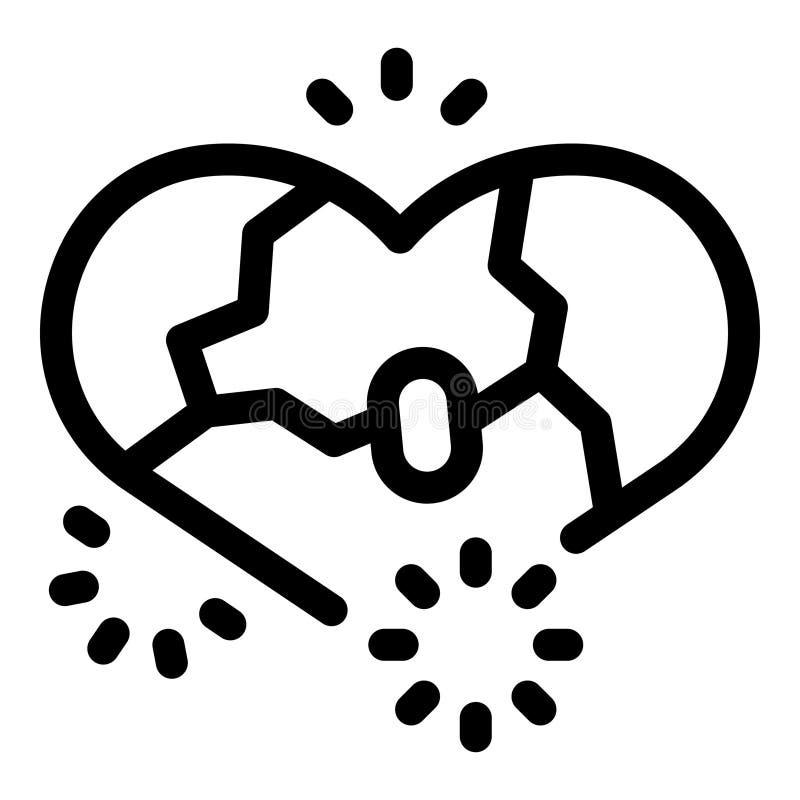 Broken Heart Exploding with Shards Flying, Concept of Heartbreak Stock ...