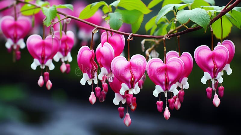 - Broken Heart Flower, Heart, Natural Garden, Generative Ai. Stock ...