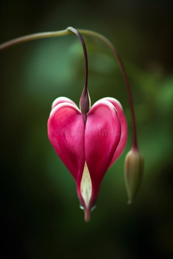 - Broken Heart Flower, Heart, Natural Garden, Generative Ai. Stock ...