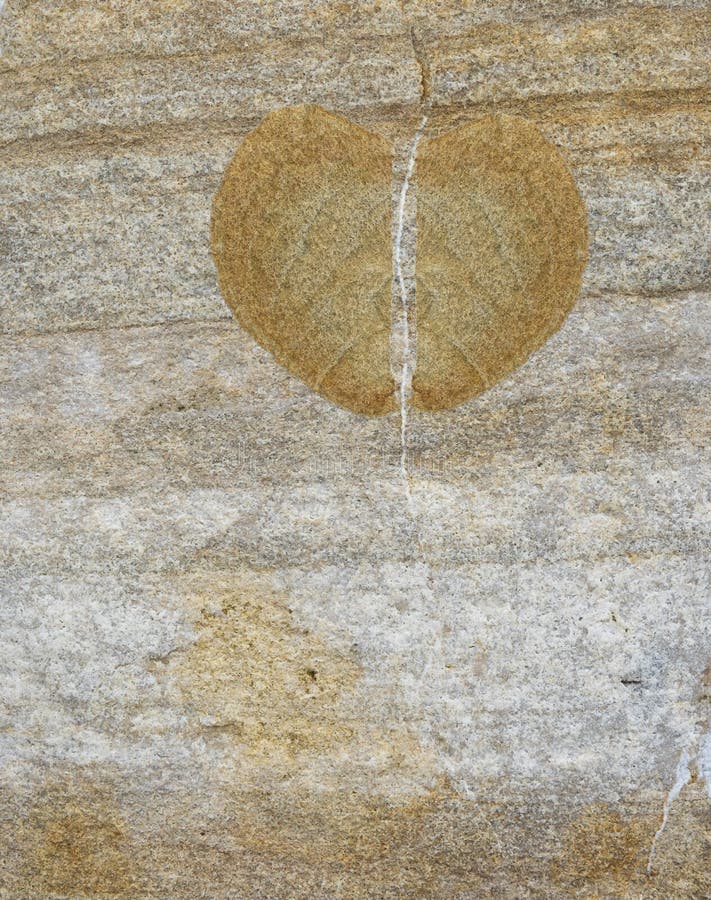 Broken Heart Formed in the Rock Stock Image - Image of shape, pain ...