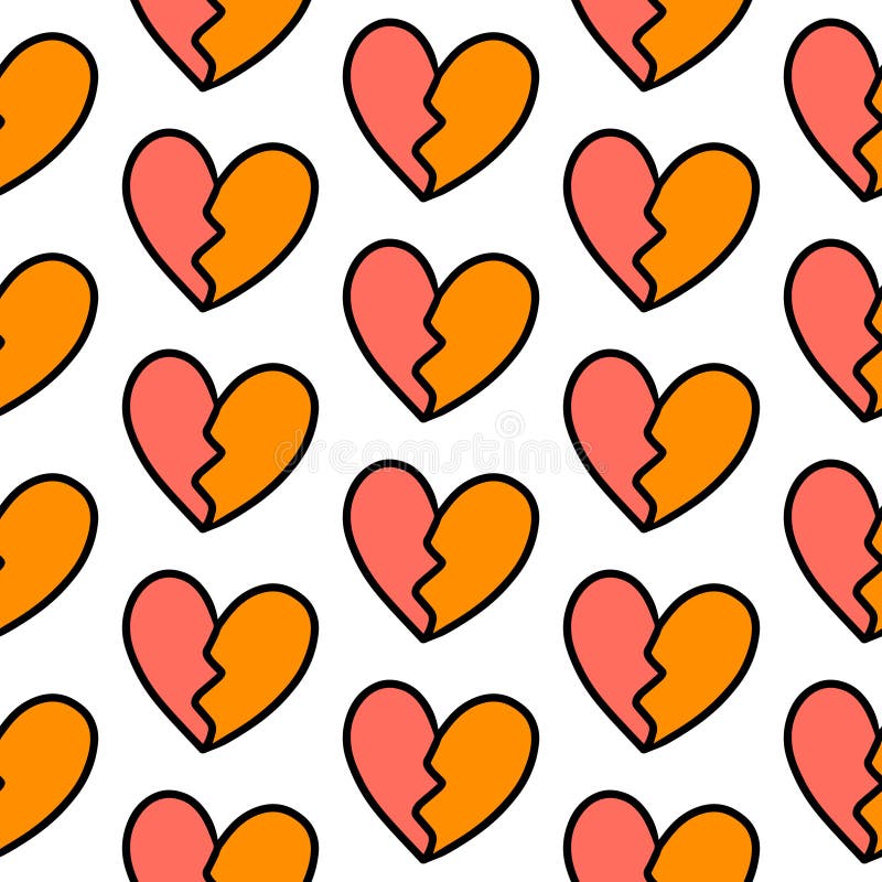 Orange Broken Realistic Old Black Brick Wall Concept On Transparent ...