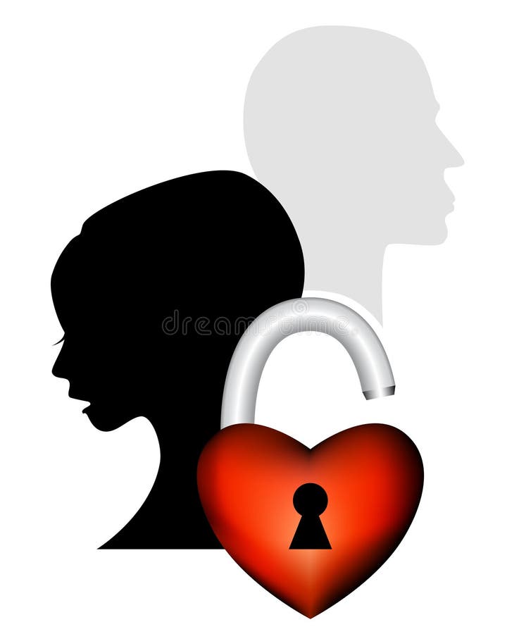 Broken Heart - Unhappy Couple Stock Vector - Illustration of conflict ...