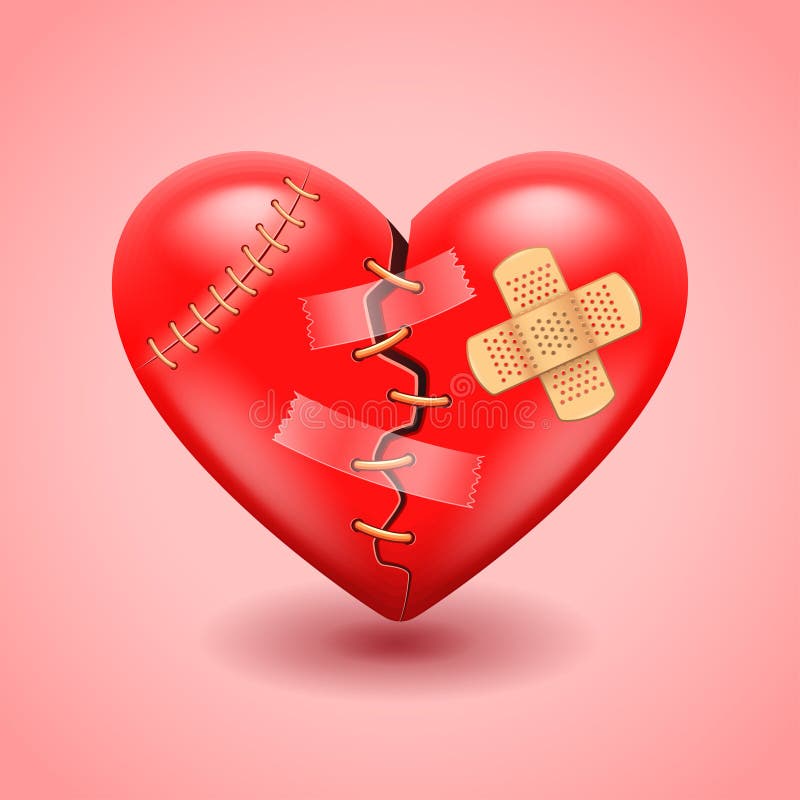Broken Heart Vector Background Stock Vector - Illustration of ... Broken Heart Vector Background Stock Vector - Illustration of ...
