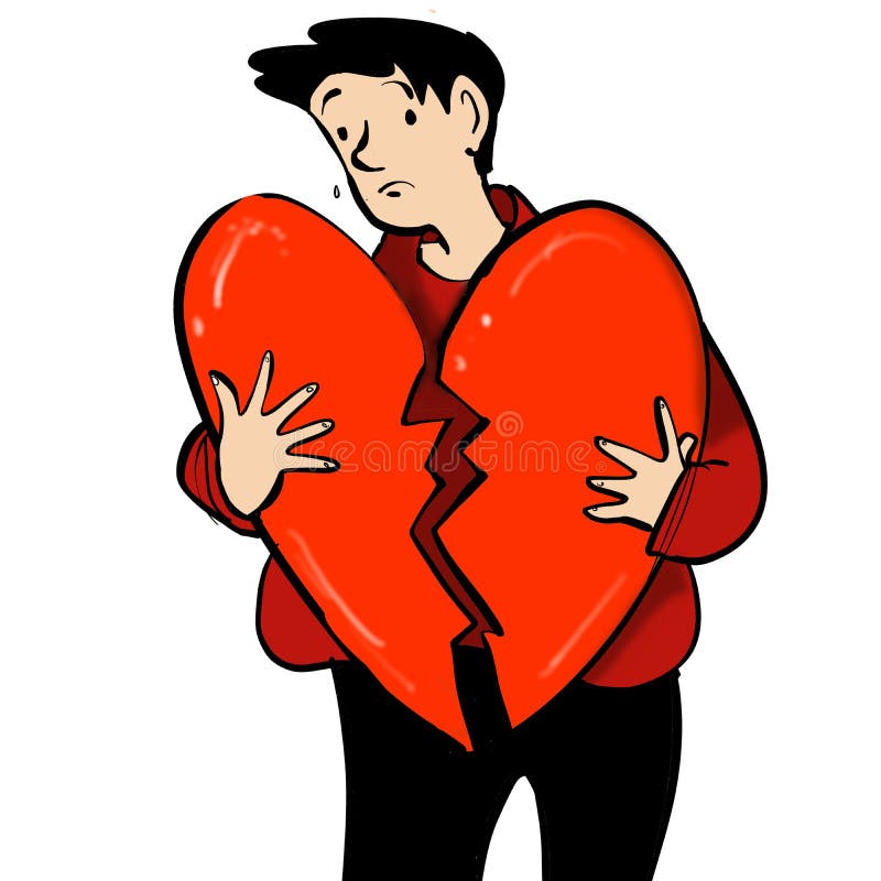 Sad Broken Heart Cartoon Stock Photos - Free & Royalty-Free Stock ...