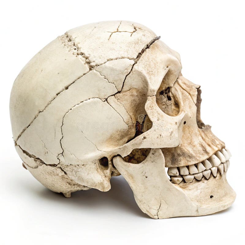 Broken Human Femurs on Dark Background Stock Vector - Illustration of ...