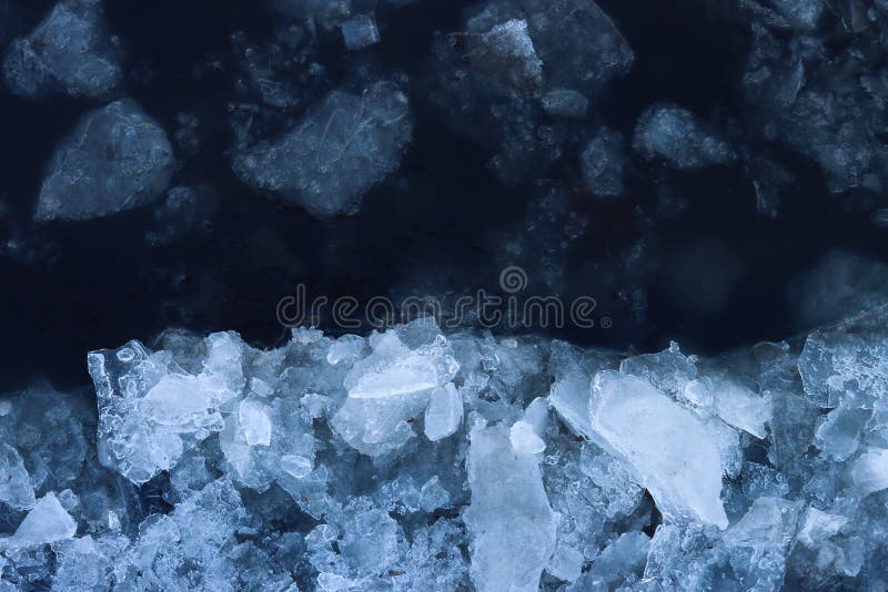 Broken Ice Abstract Background, Texture Stock Photo - Image of macro ...