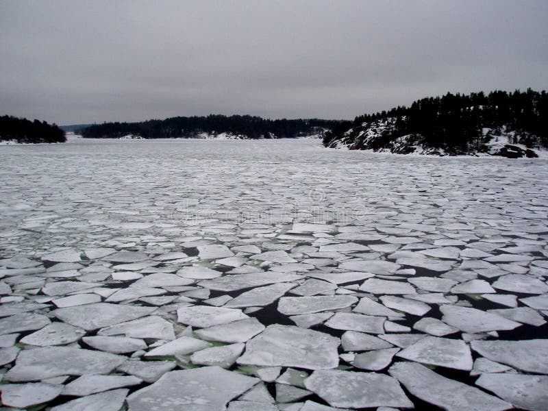 Broken Ice - Finland stock photo. Image of tree, northern - 688712