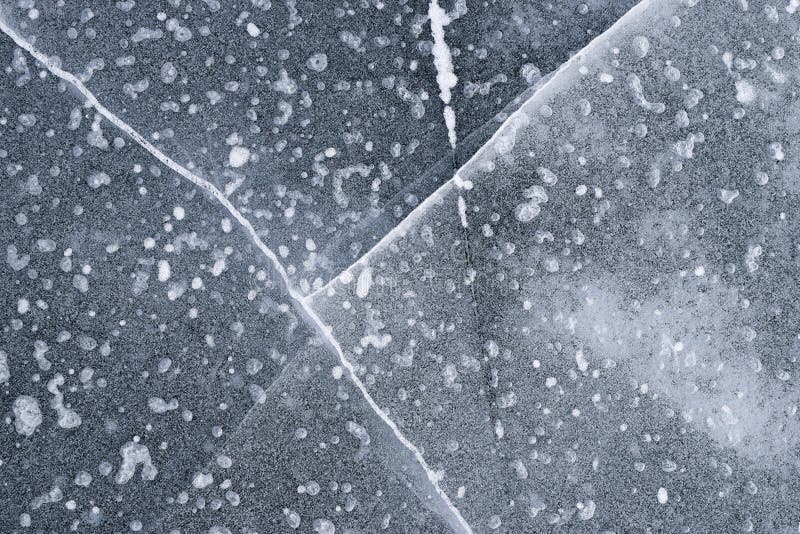 Broken ice on a lake stock image. Image of tracery, nature - 118510681