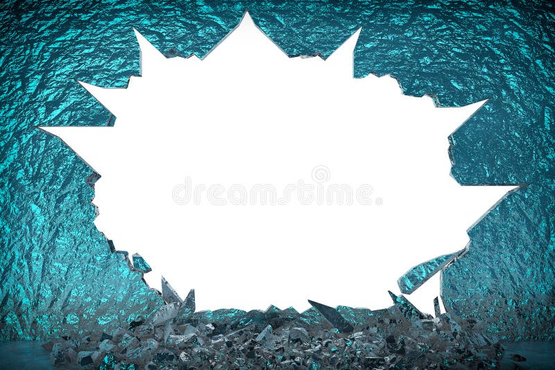 Broken Ice Wall stock illustration. Illustration of escape - 38345112