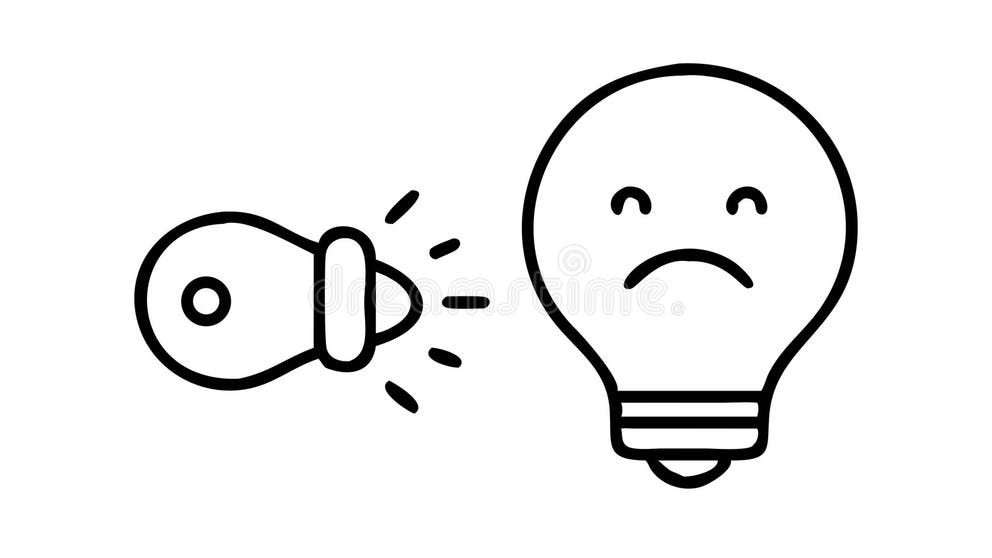 Broken Idea Concept, Failed Innovation Problem, Vector Design ...