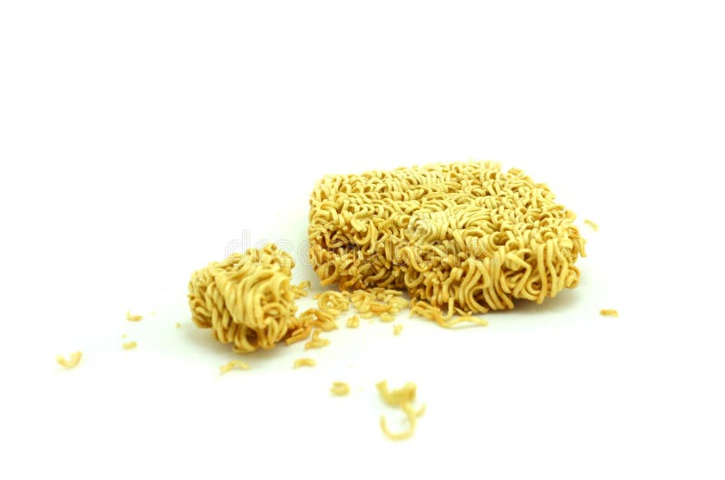 Broken Instant noodle stock image. Image of piece, closeup - 80139453