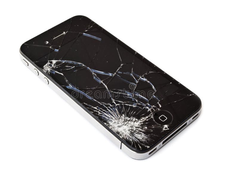 Broken iPhone editorial image. Image of broken, cracked - 25186280