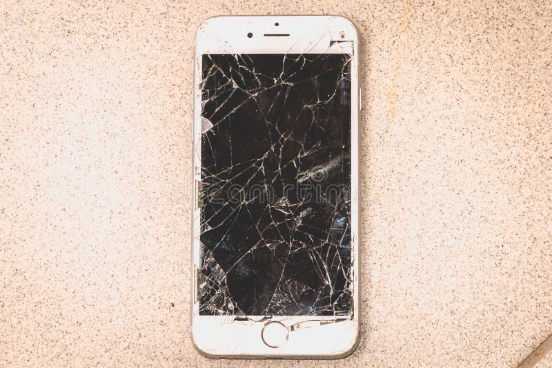 Broken IPhone 6S Developed by the Company Apple Inc Editorial Image ...