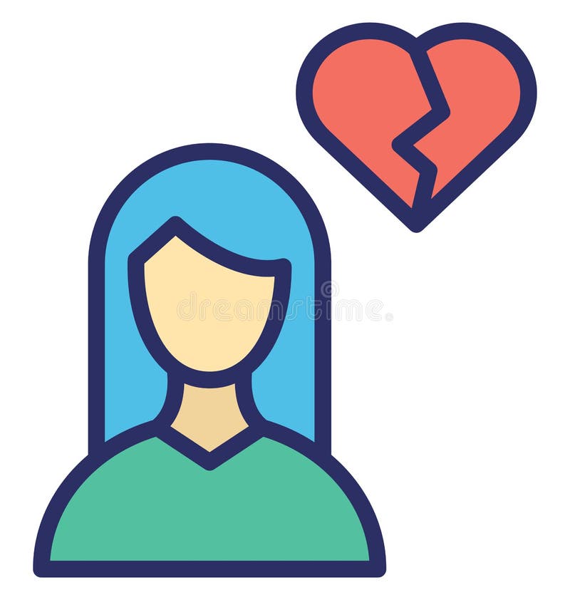 Broken Isolated Vector Icon that Can Be Easily Modified or Edit Stock ...