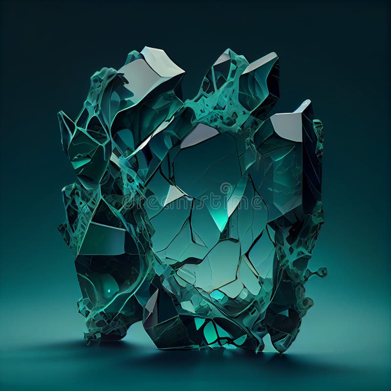 Broken Jade Stone Luxury Art Background Stock Illustration ...