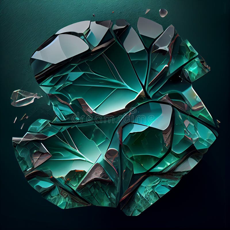 Broken Jade Stone Luxury Art Background Stock Illustration ...