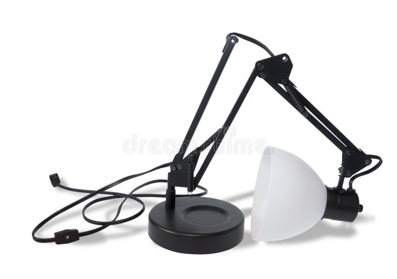 Broken Lamp (Clipping Path) Stock Photo - Image of appliance, electric ...