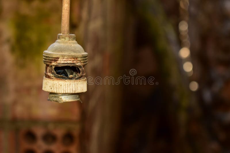 Broken lamp stock image. Image of glass, defectively, pointedly - 5122849