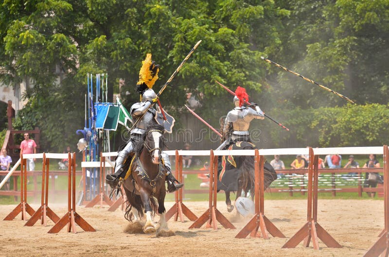 Broken Lances editorial stock image. Image of fair, helm - 42796314
