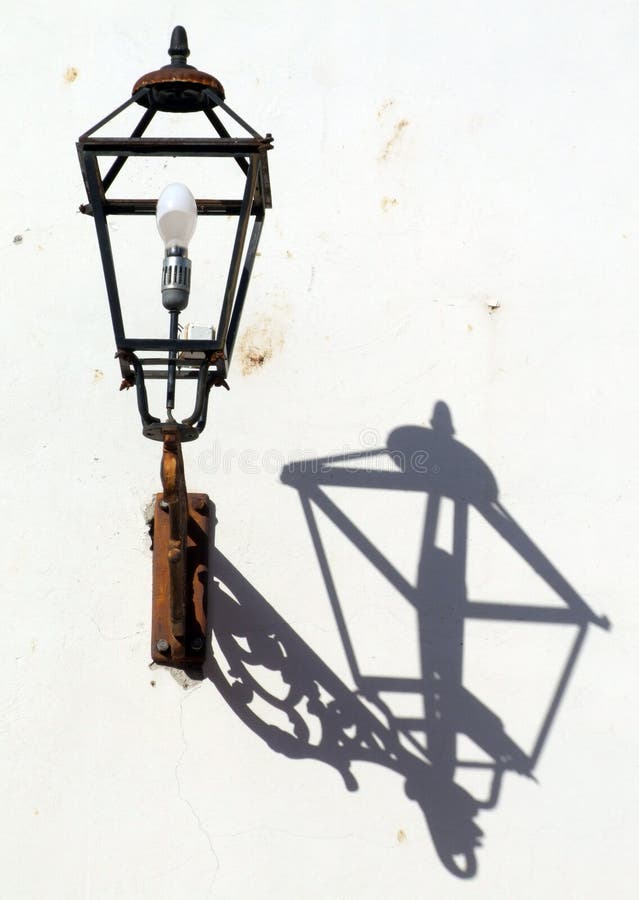 Broken lantern 2 stock image. Image of shadows, europe - 1282493