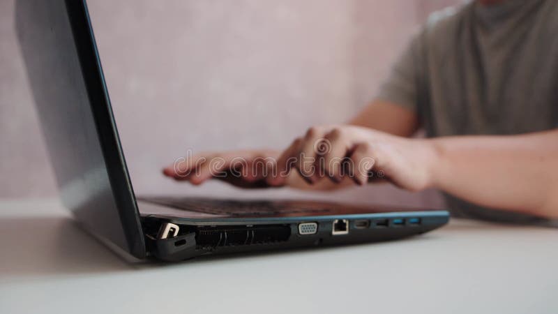 Broken Laptop Case and Hinge. Defect and Breakage of the Laptop after a ...