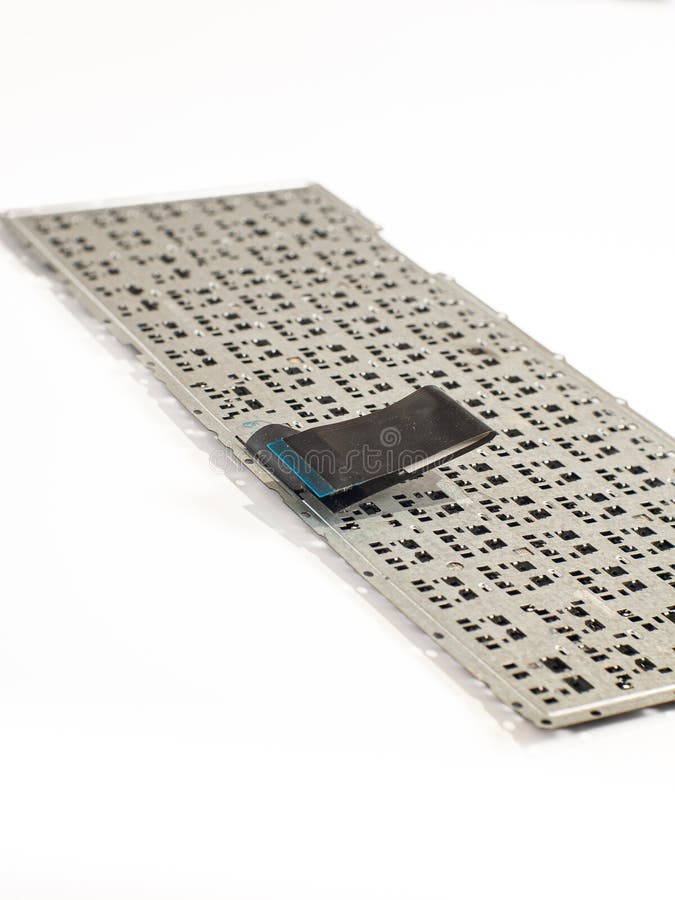 Broken Laptop Keyboard that Has Been Replaced by a New One, Damage To ...