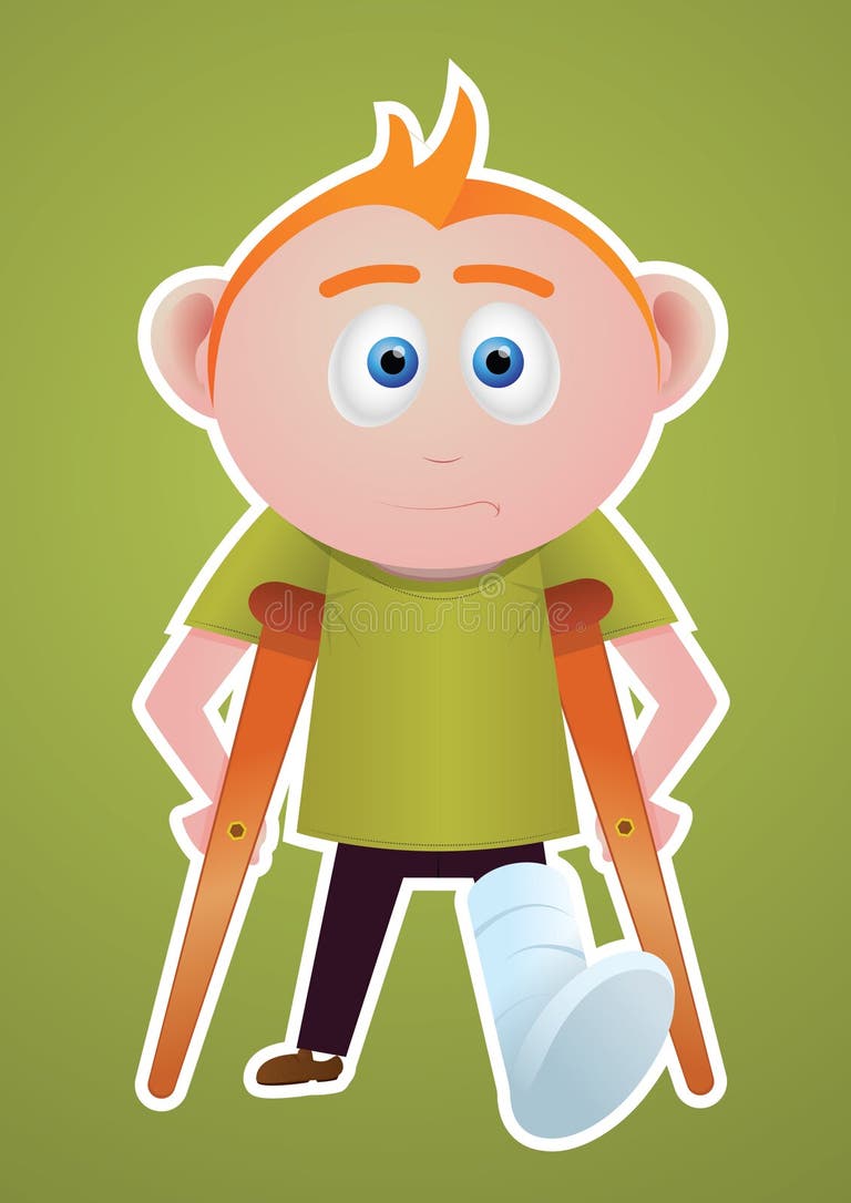 Broken Leg Cartoon Stock Illustrations – 2,611 Broken Leg Cartoon Stock ...