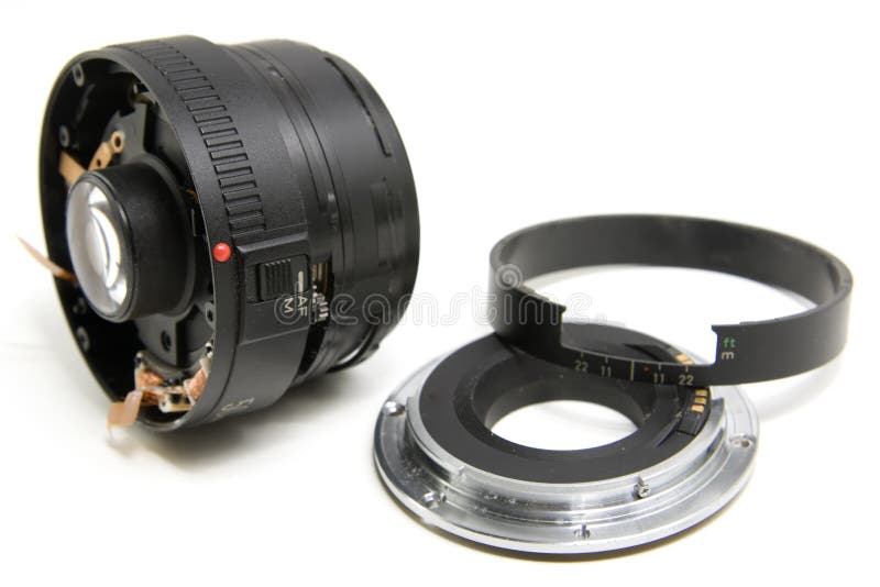 Broken lens. stock image. Image of scheme, repair, apparatus - 17734349