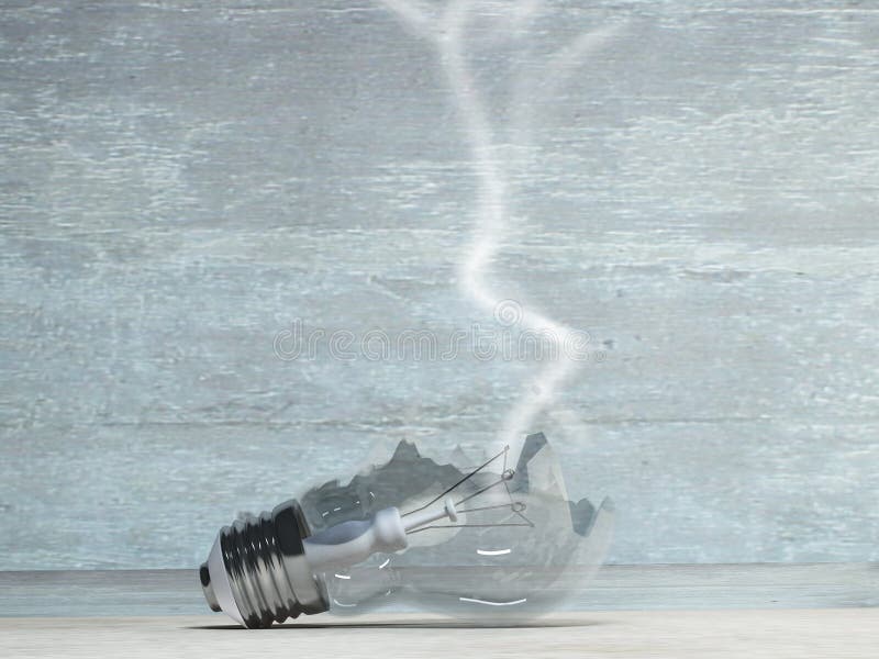 Broken Light Bulb, Used Batteries, Breaking a Plastic Bottle, Garbage ...