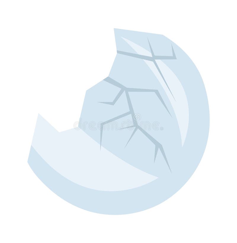 Broken Light Bulb Flat Illustration Cracks on Device Stock Vector ...