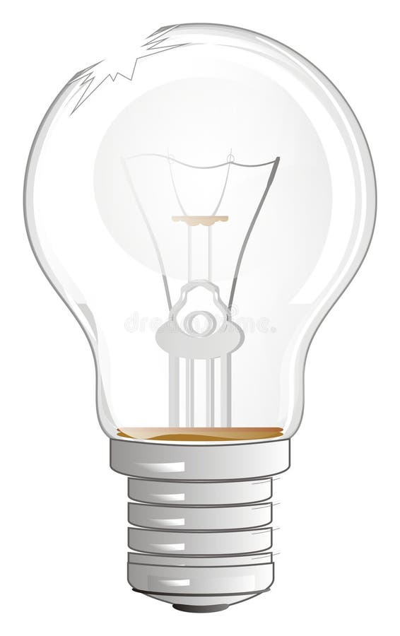 Broken Light Bulb Stock Illustrations – 688 Broken Light Bulb Stock ...