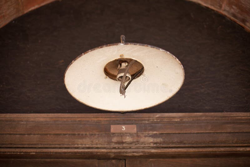 Broken Light fitting stock photo. Image of incandescent - 64400376