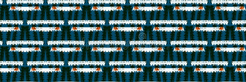 Modern Coastal Masculine Stripe Repeatable Border Pattern. Broken Line ...