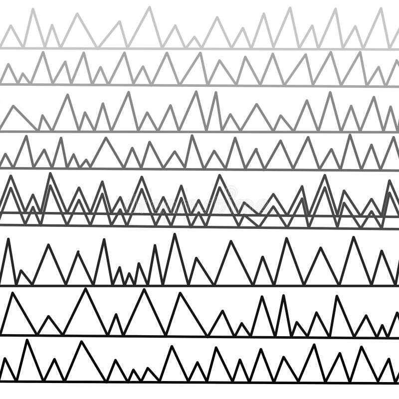 Broken Lines Gradient Report Cover Templates Vector Set. Blue Pink ...
