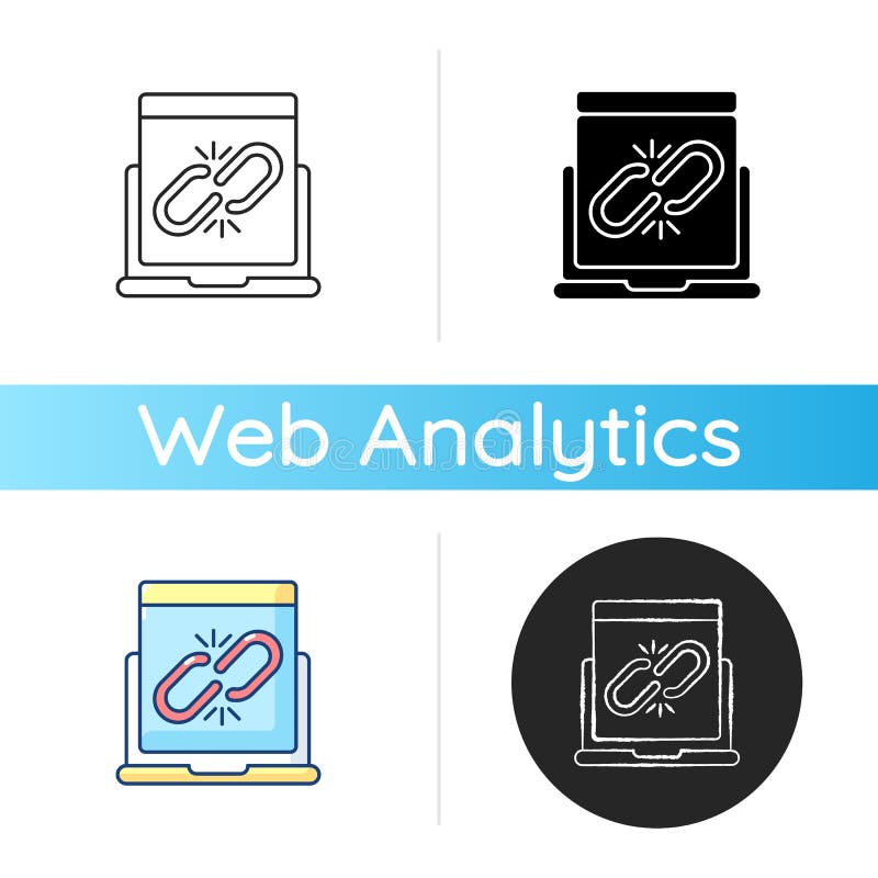 Broken Link Icon Stock Illustrations – 1,763 Broken Link Icon Stock ...