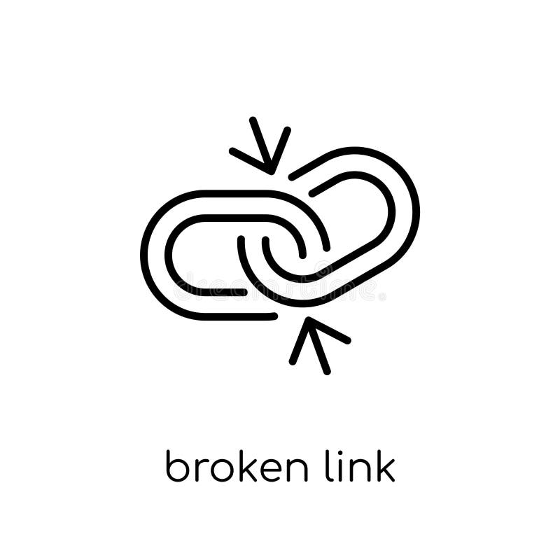 Broken Link Icon Stock Illustrations – 1,763 Broken Link Icon Stock ...
