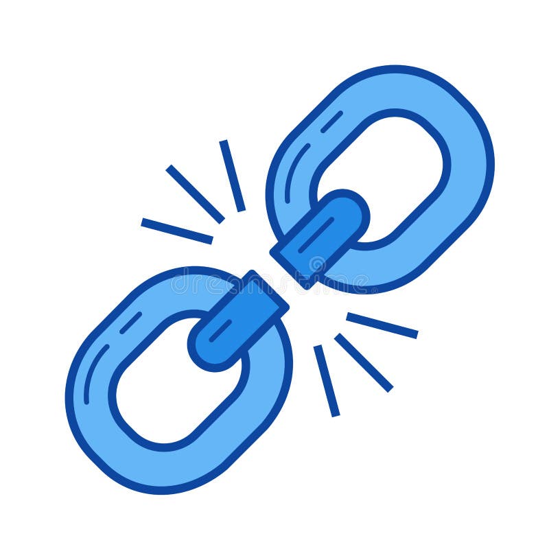 Broken Link Drawing Stock Illustrations – 147 Broken Link Drawing Stock ...